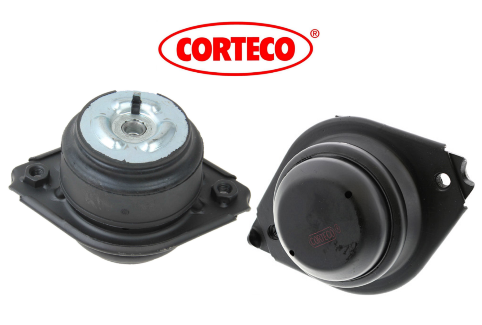 OEM Engine Motor Mount Hydraulic Lt & Rt 2pcs Corteco for Mercedes ...
