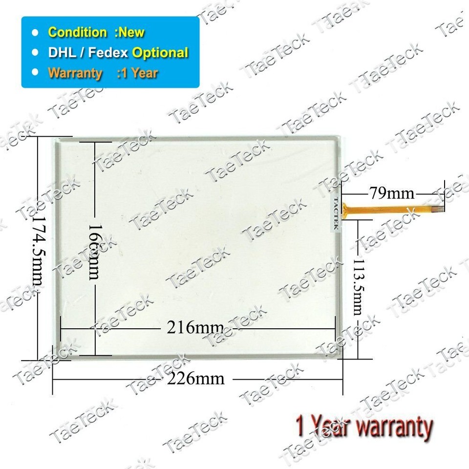 Touch Screen Panel Glass for PanelMaster PL104-VST3A PL104-TST3A PT104 ...