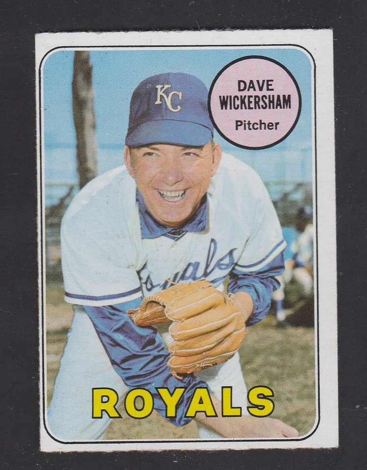 1969 TOPPS BASEBALL # 647 DAVE WICKERSHAM NRMT INV A2773 | eBay