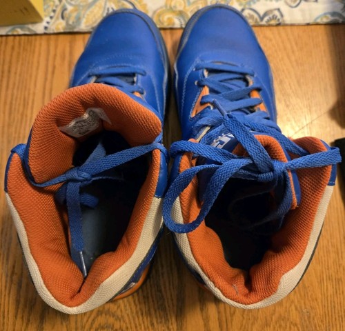 Patrick Ewing Basketball Shoes New York Knicks Colors Blue/Orange Size ...
