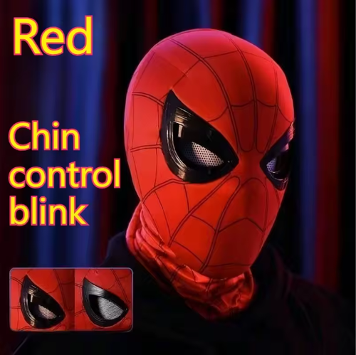 Spider-Man Mask Moving Arachnid Eyes Chin Control Eyes Helmet Masks ...