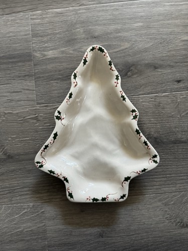Handmade Ceramic Christmas Tree Shaped Dish | eBay