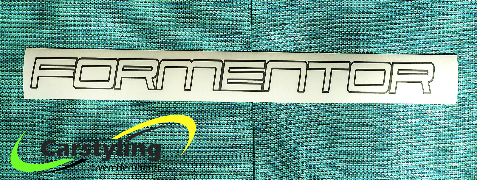 Formentor Aufkleber 445x35mm Avery Folie Grau für Cupra Spoiler ...