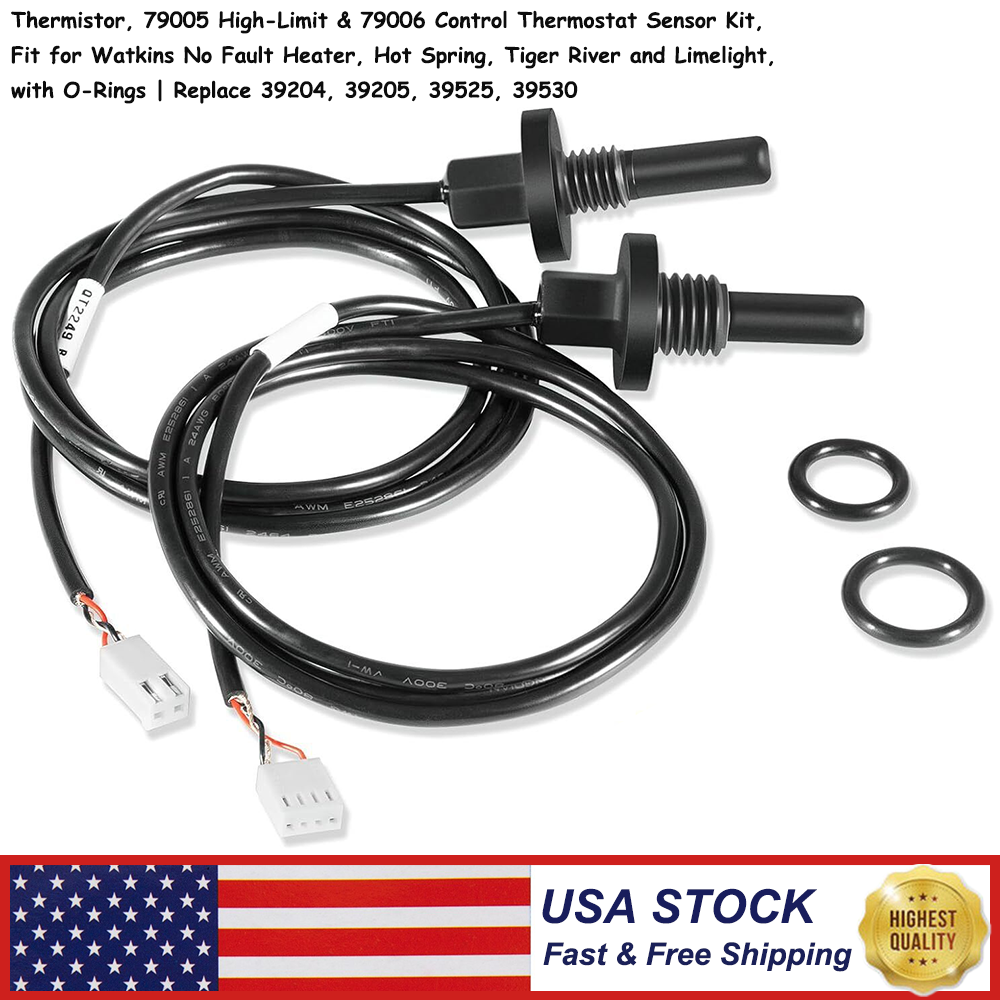 Hi-Limit/Temp Sensor Kit with O-Rings for Watkins Hot Springs Heater ...