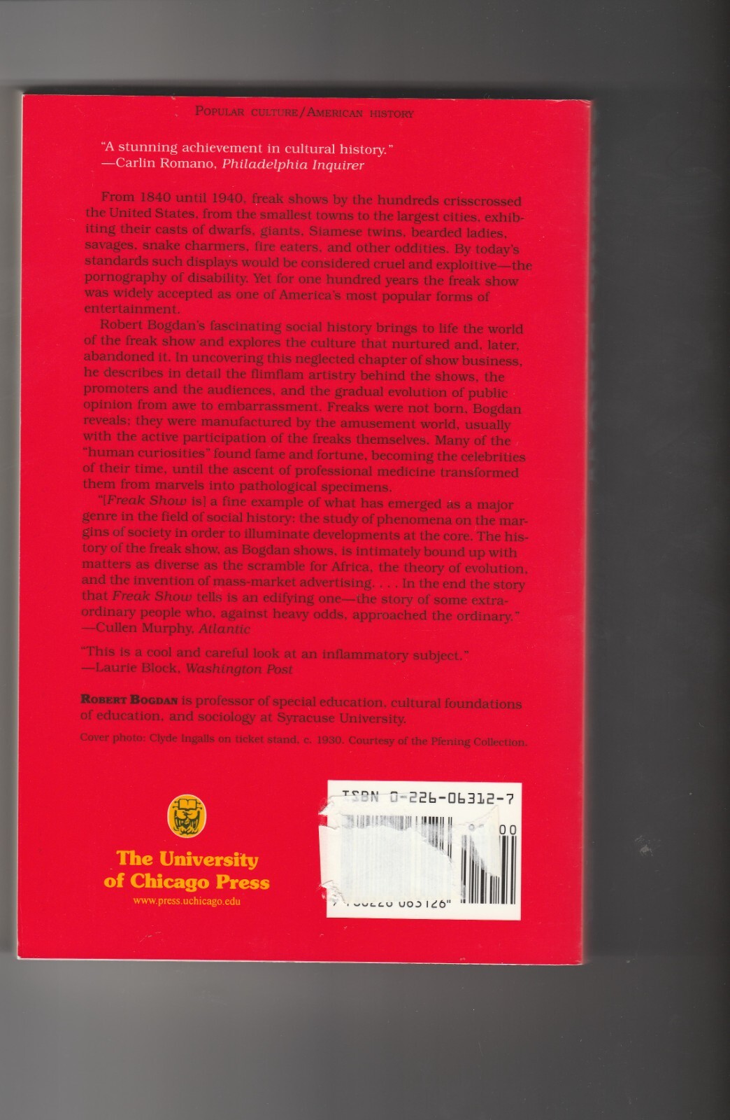 Freak Show : Presenting Human Oddities for Amusement and Profit by ...