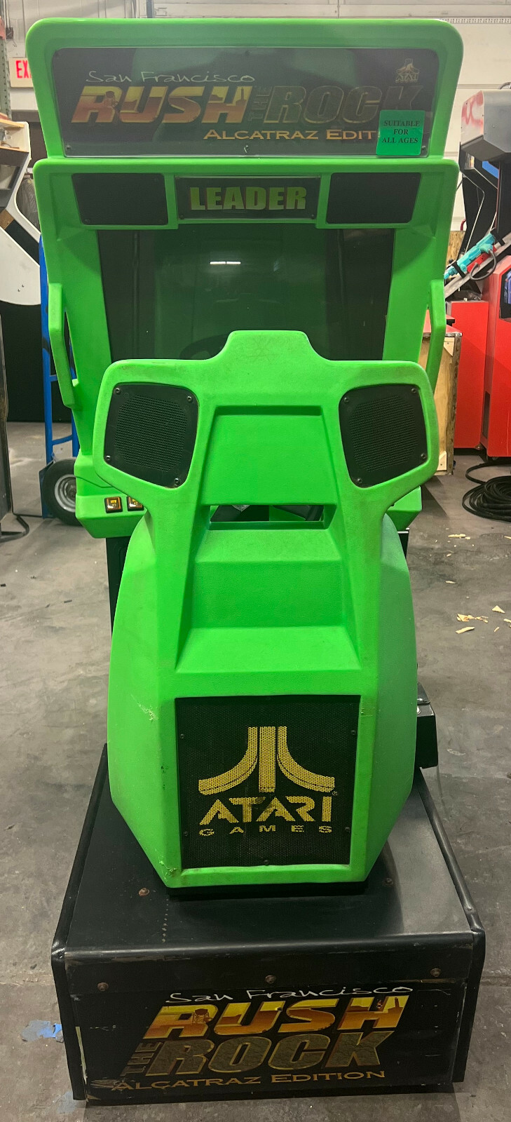 SAN FRANCISCO RUSH the ROCK ARCADE MACHINE by ATARI (Excellent ...