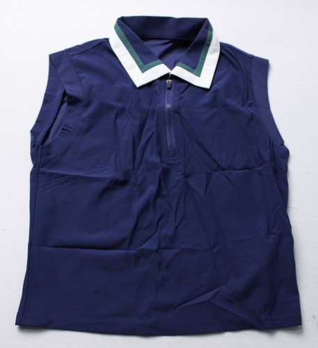 Halara Women's Collared Zipper Short Sleeve Athletic Tennis Shirt LB3 ...