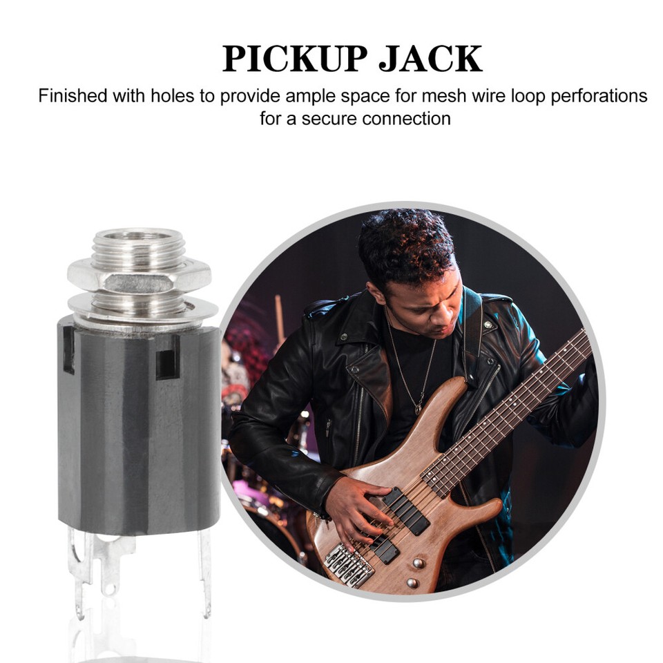 3 Pcs TRS Socket Panel for Patch Cable Stereo Female Jack Accessories ...