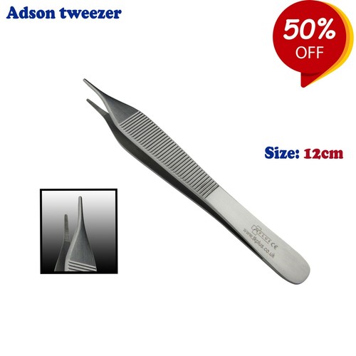 MICRO SURGERY DISSECTING SURGICAL TISSUE PLIERS ADSON TWEEZERS 12 CM | eBay