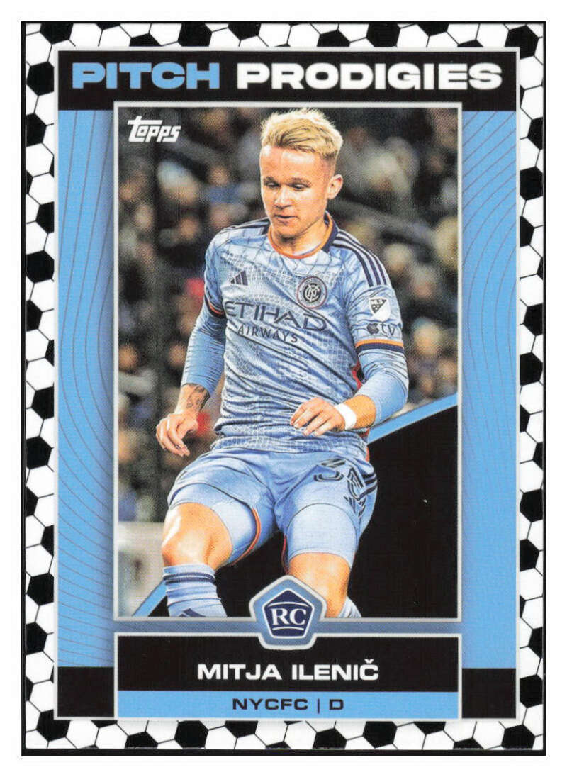 MITJA ILENIC 2023 Topps Major League Soccer Soccer Tile #90 MLS Pitch P ...