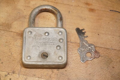 Vintage Master Lock 66 w/ Key | eBay