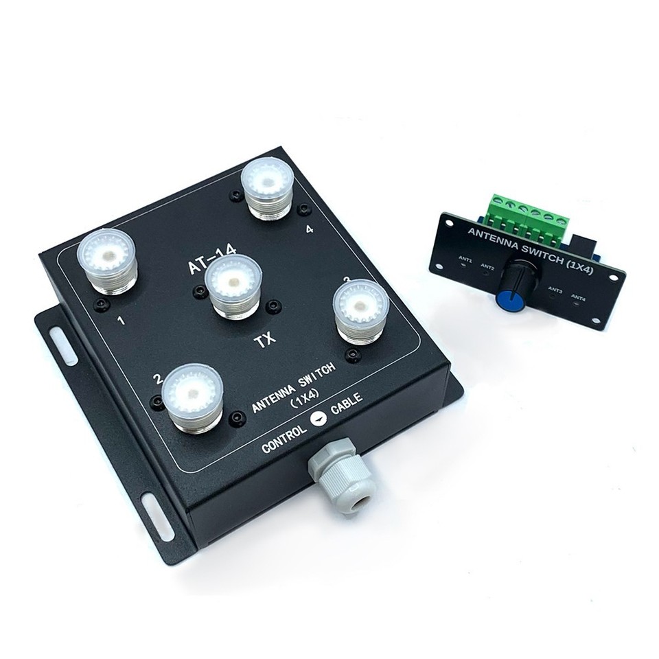 AT14 Coaxial Antenna Switch 4 Inputs 1 Output 500W PEP for Amateur ...