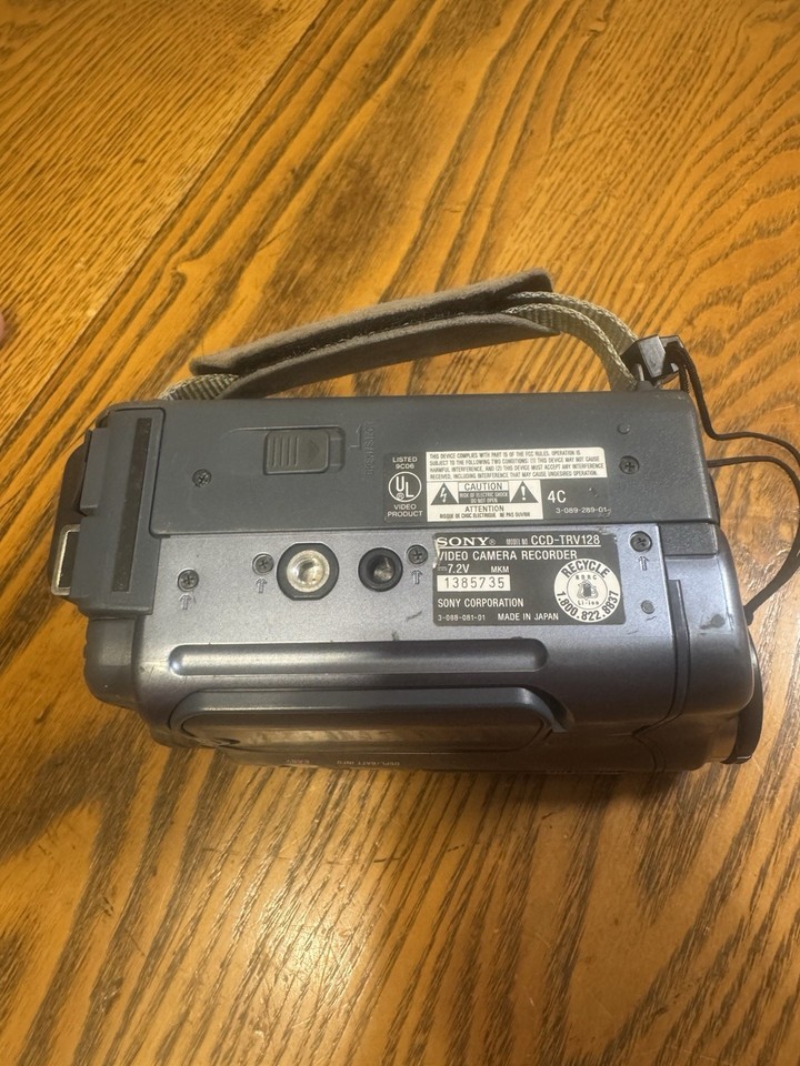 Sony Handycam CCD-TRV128 Hi-8 Analog Camcorder Not Working Parts Only ...