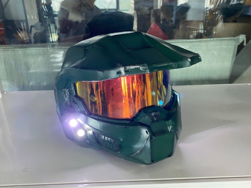 Halo Master Chief Wearable EVA Cosplay Armor Helmet Weathered Paint ...
