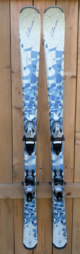 Great ELAN Alpine Snow Skis Measuring 59" Long 150cm BLUE Finish | eBay