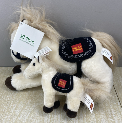 Set of 2 Wells Fargo Legendary Ponies Large & Small El Toro 2014 ...