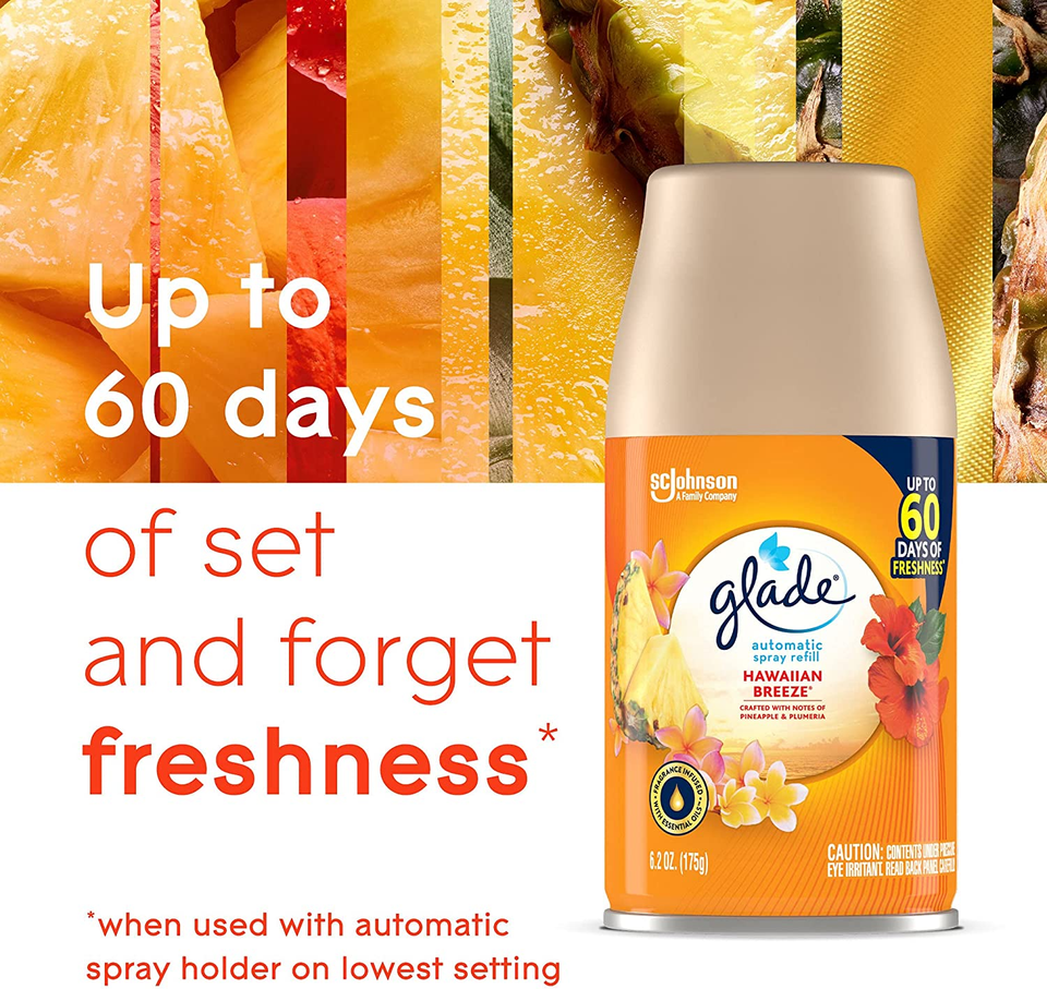 Glade Automatic Spray Refill, Air Freshener for Home and Bathroom ...