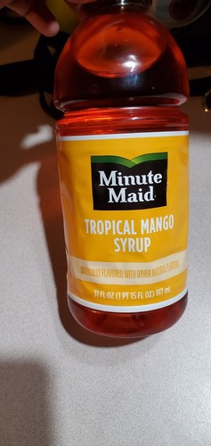 NEW McDonald's Minute Maid Tropcial Mango Syrup Collectible | eBay