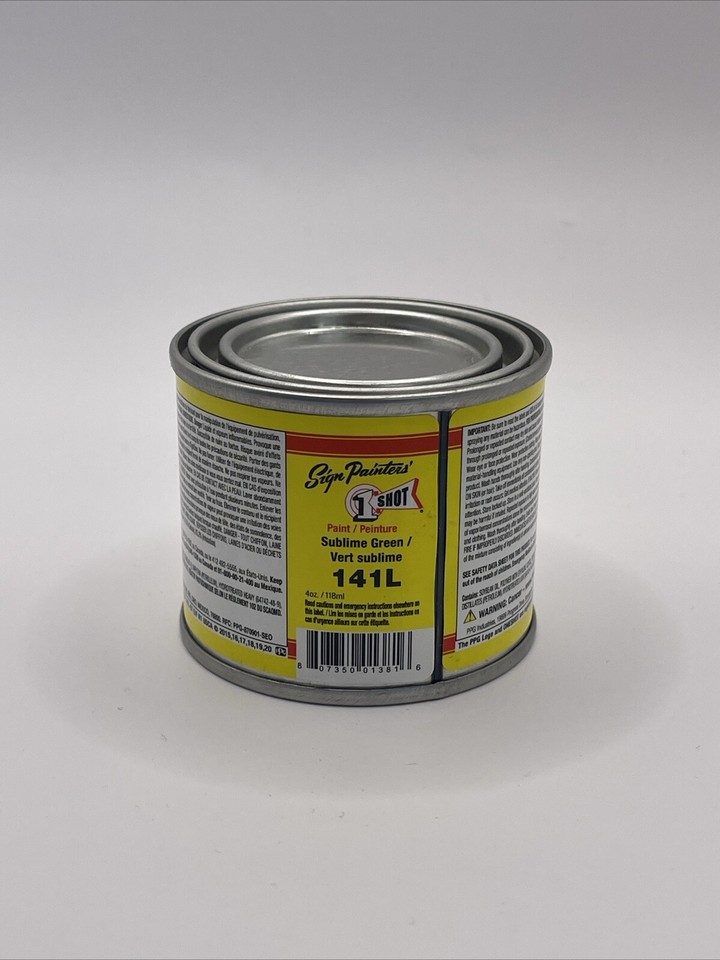 1 Shot Lettering Enamel - 4oz ONE SHOT Paint Pinstriping Custom New | eBay