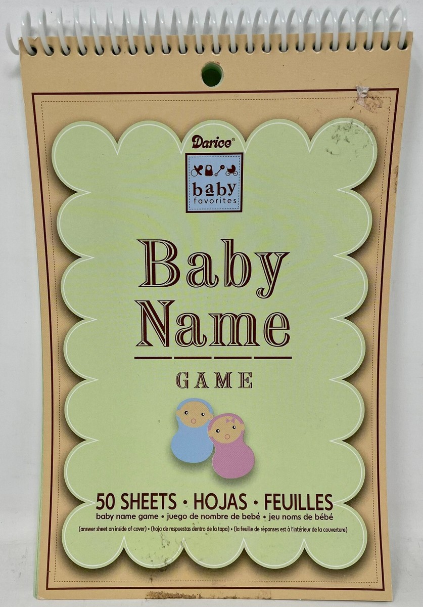 Unique Baby Shower Game Covers