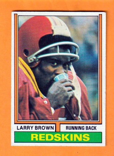 Larry Brown Washington Redskins 1974 Topps #260 Kansas State Wildcats ...