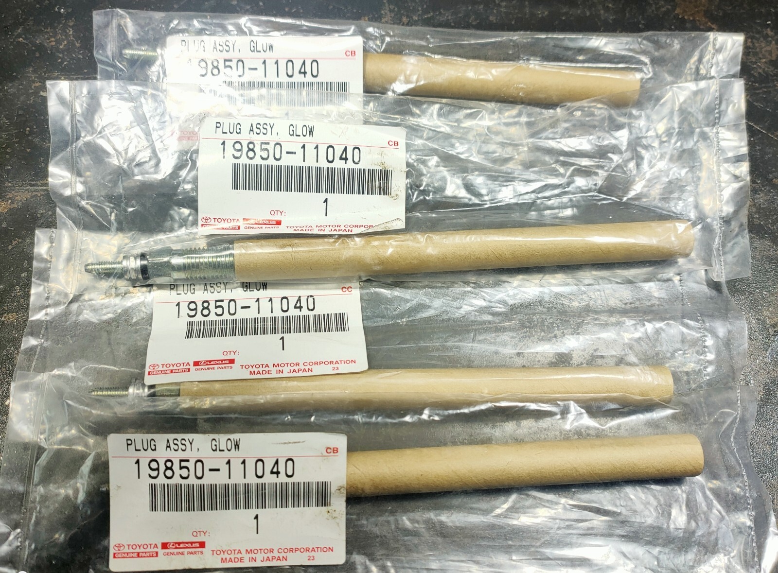 Genuine Toyota Land Cruiser Prado 2.8L D-4D DOHC Glow Plug x1 17 ...
