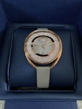 Swarovski Crystalline Oval Ladies Watch 5230943 Grey Rose Gold for sale ...