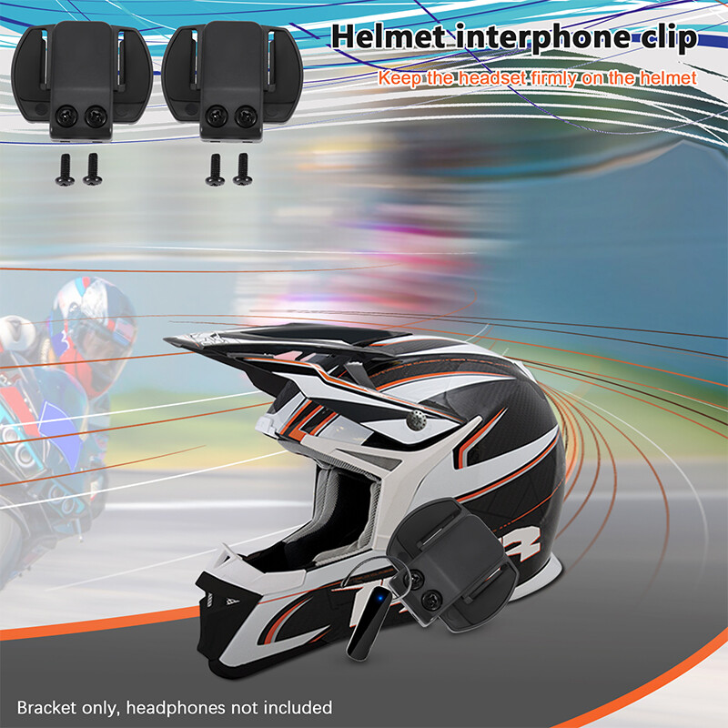 2 Pcs V6 V4 V2-500C Intercom Accessories,Helmet Intercom Clip ...