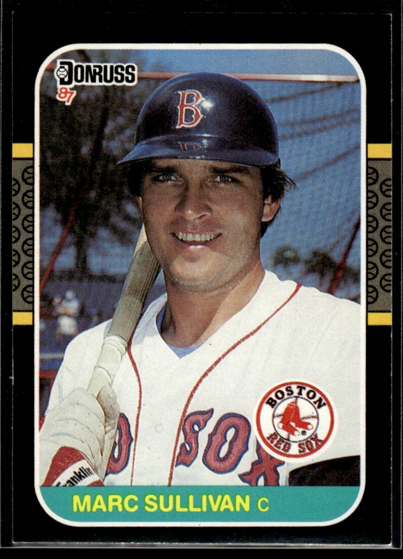 1987 Donruss #643 Marc Sullivan Boston Red Sox | eBay