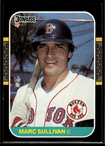 1987 Donruss #643 Marc Sullivan Boston Red Sox | eBay