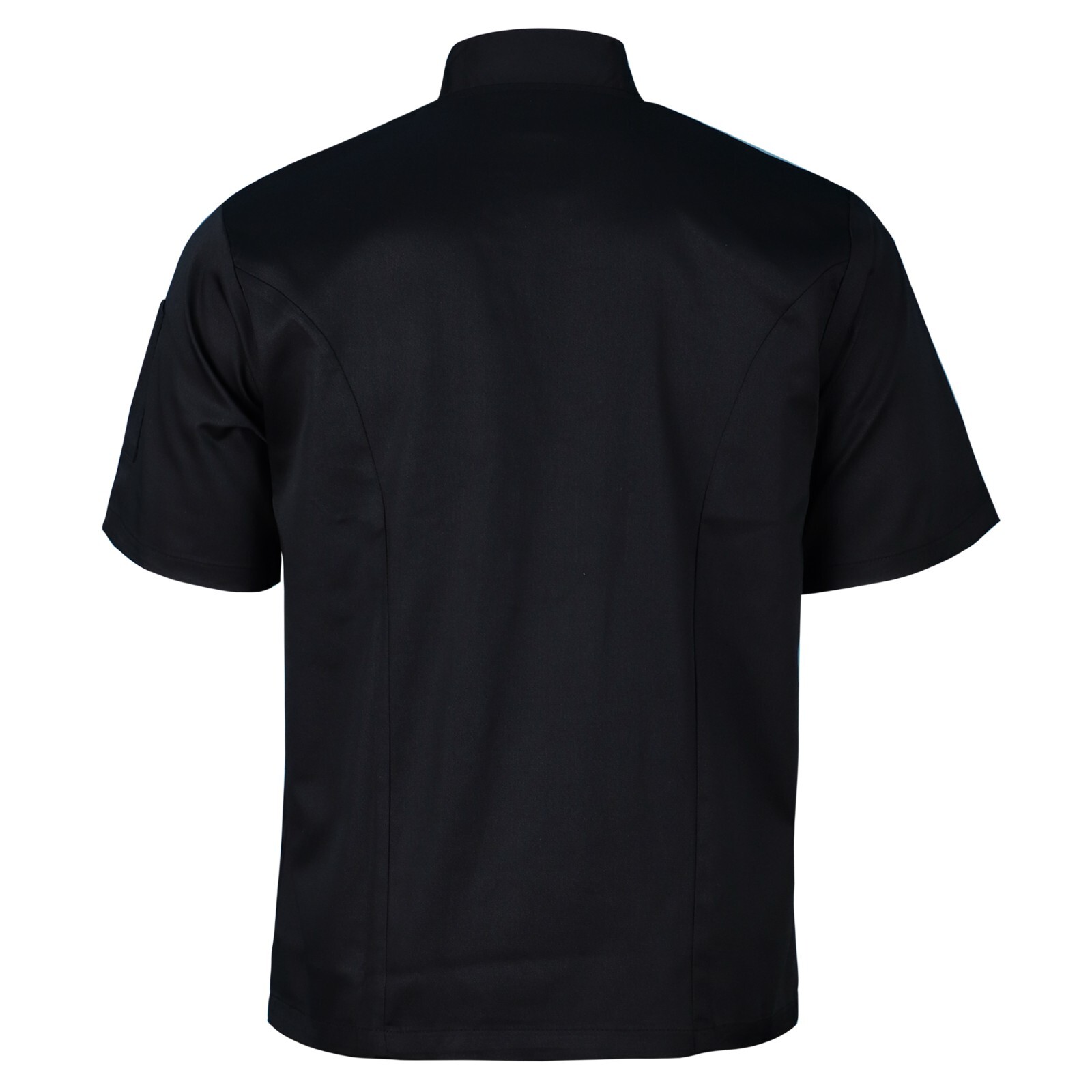 Chef Jacket Short Sleeve PLASTI BUTTON Uniform Restaurant Kitchen Chef ...