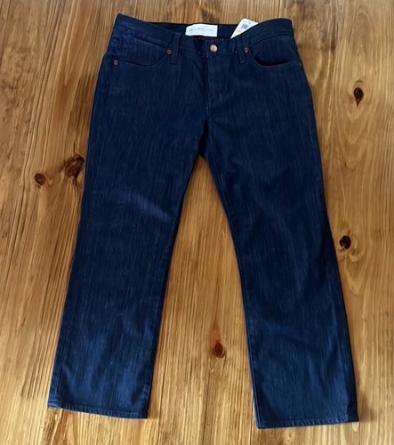 NWT Paper Denim & Cloth Womens Size 29/8 Dark Wash Mid Rise Cropped ...