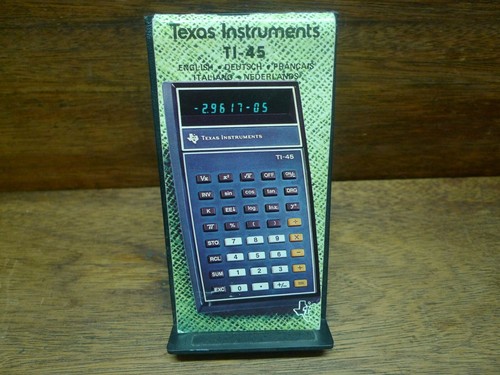 TI-45 MANUAL RARE VINTAGE CALCULATOR ACCESSORY | eBay