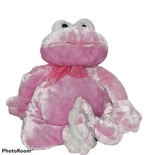 Best Made Toys Valentines Pink Frog Bow Amphibian Plush Stuffed Animal ...