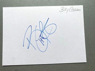 BILLY COBHAM In-person signed Briefkarte 10x15 Autogramm | eBay.de