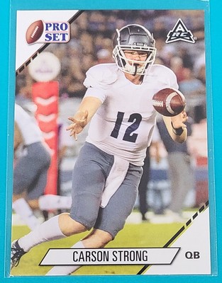 2021 Pro Set College Football #03 Carson Strong Nevada FOOTBALL Card A8 ...
