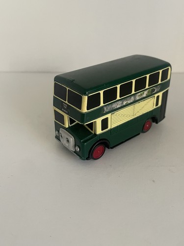 1995 Thomas TOMY Trackmaster Bulgy Double Decker Bus Motor Road & Rail ...