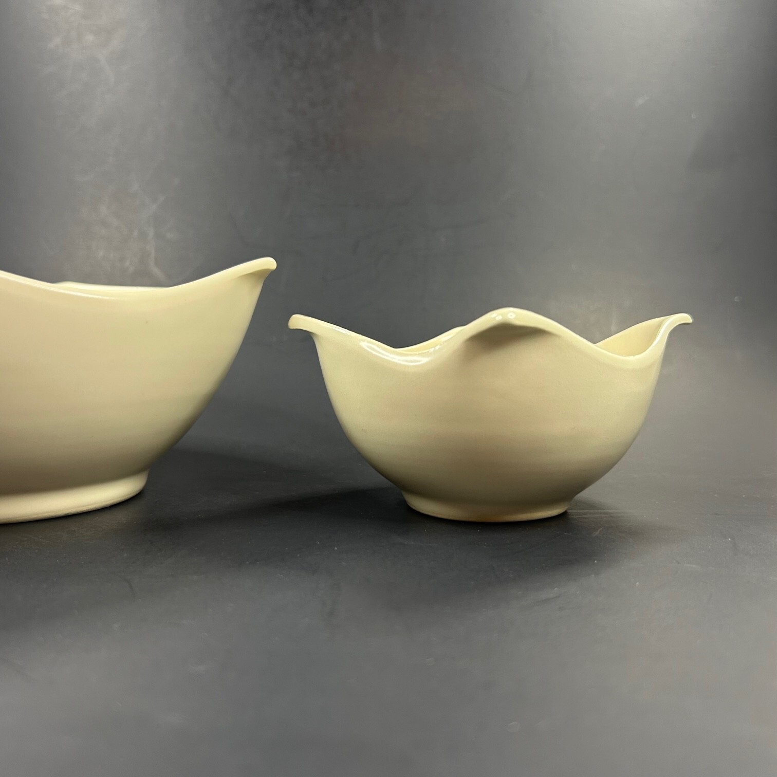 Cream Stoneware Pottery Bowls by Anita Lawrence North Island Clayworks ...
