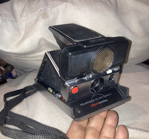 Vintage Polaroid SX-70 Land Camera Sonar Auto Focus Black- | eBay