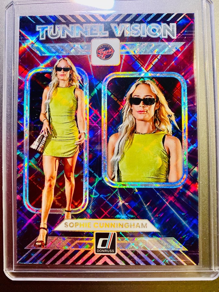 2025 Panini Donruss WNBA Sophie Cunningham TUNNEL VISION DIAMOND LASER ...