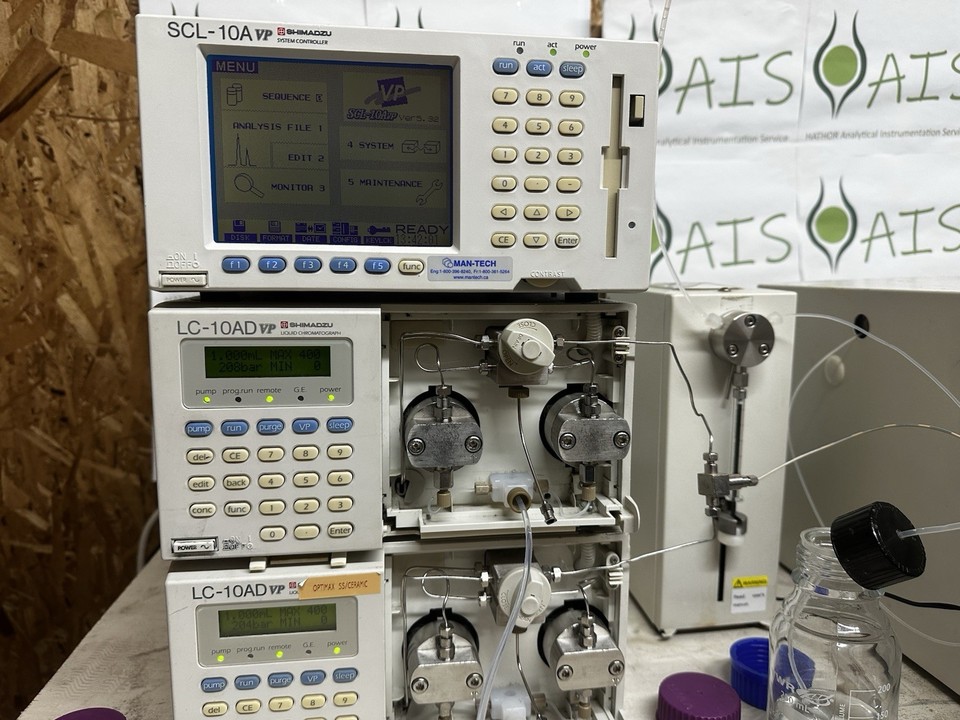 Standalone complete HPLC Shimadzu LC 10, | eBay