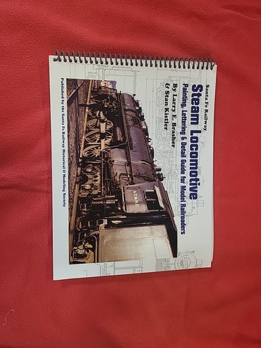 Santa Fe Steam Locomotive Painting and Lettering Guide for Model ...