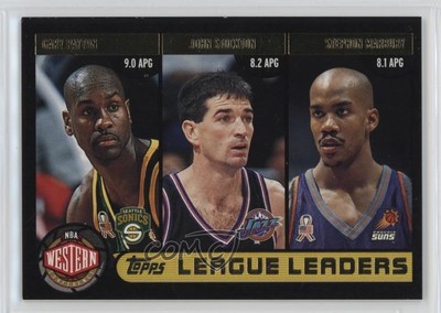 2002 Topps Black Gary Payton Stephon Marbury Andre Miller Jason Kidd ...