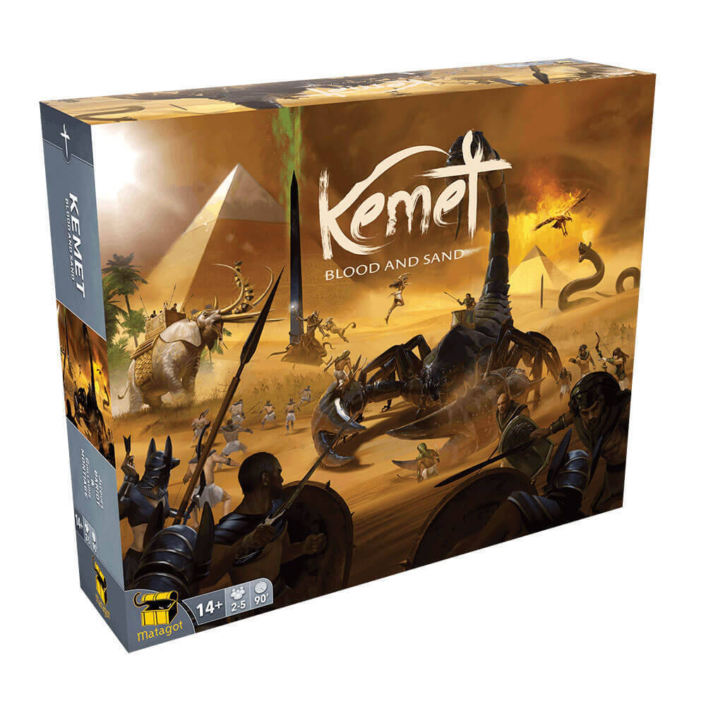 Matagot Kemet Blood and SAnd Kickstarter Base Board Game for 2 to 5 ...