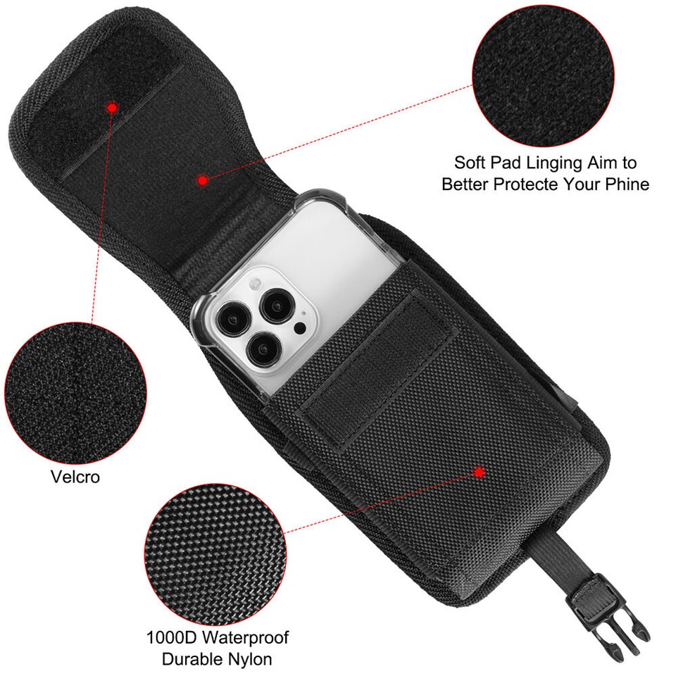 Nylon Phone Belt Clip Pouch Case Buckle Holster For Samsung Galaxy A36 ...