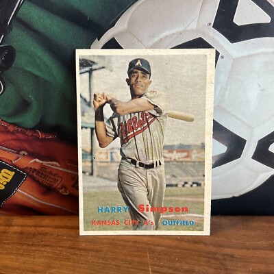 1957 Topps #225 Harry Simpson Athletics Exmt | eBay