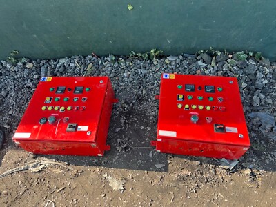 Clarke Fire Pump Controller Board Switch Gear Breaker Box Fuse Control ...