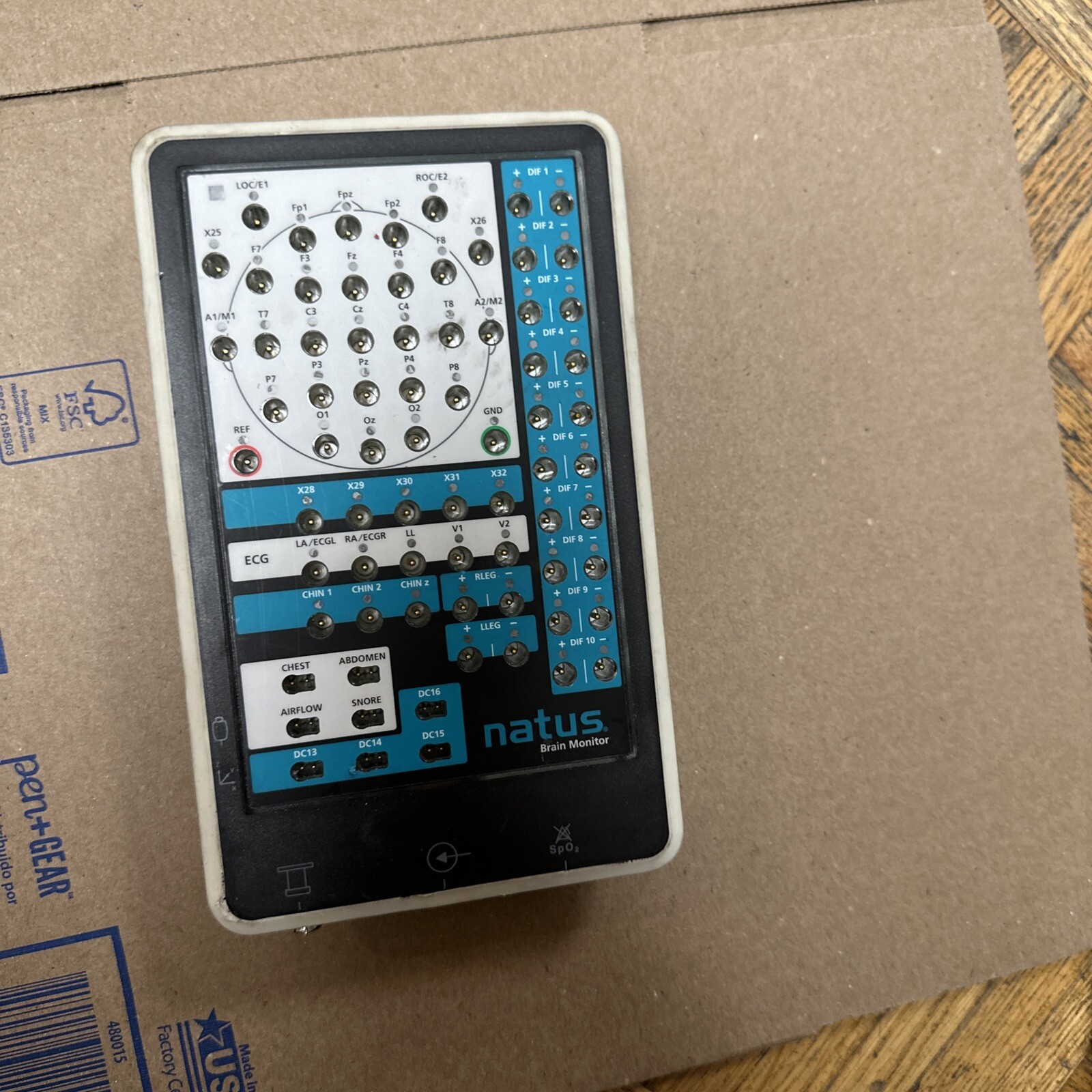 Natus Brain Monitor 021911 Breakout Box (Untested) | eBay