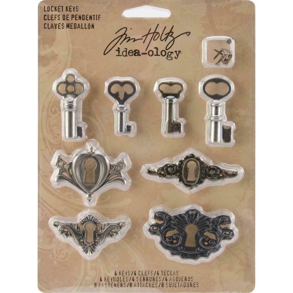 Tim Holtz Idea-ology Embellishments Metal Mixed Media PICK ONE OF 51 ...