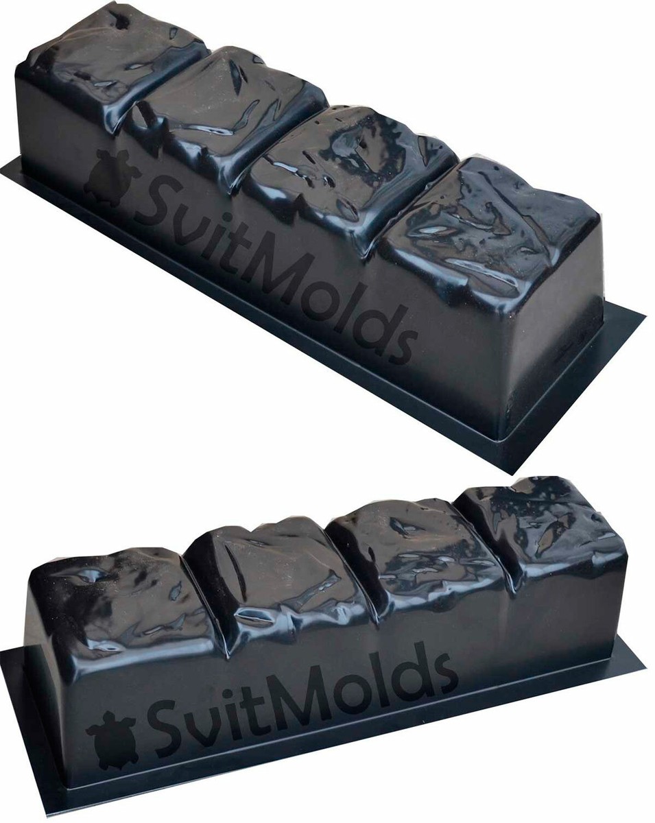 Plastic Moulds For Edging DIY Round Edge Stone Concrete Molds For Log